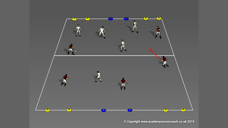 5v5 2 halves 6 goals - 205 Academy