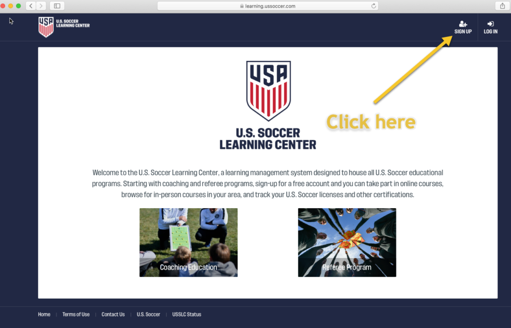 USSF Learning Center and Introduction course - 205 Academy